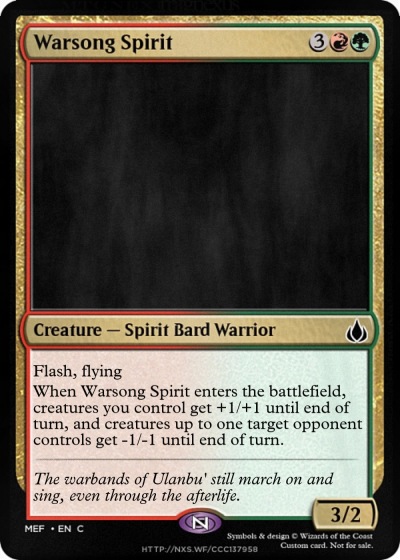MTGNexus - Warsong Spirit