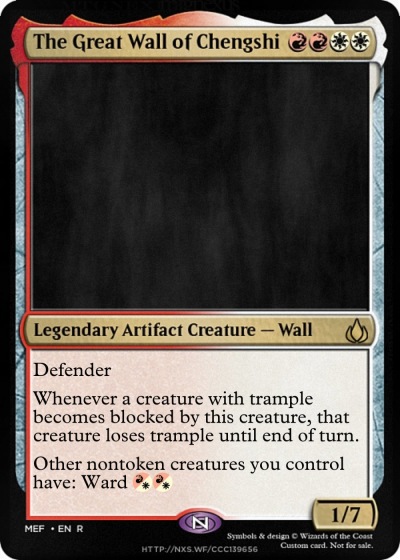 MTGNexus - The Great Wall of Chengshi