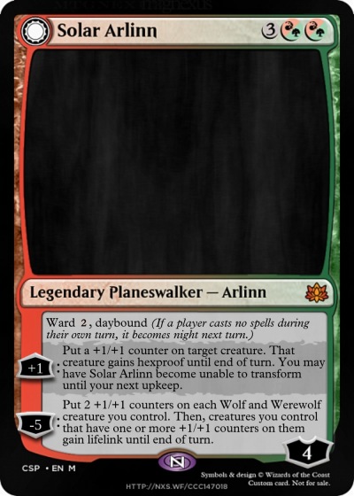 MTGNexus - Solar Arlinn // Lunar Arlinn