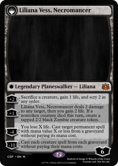 MTGNexus - Liliana's Saga // Liliana Vess, Necromancer