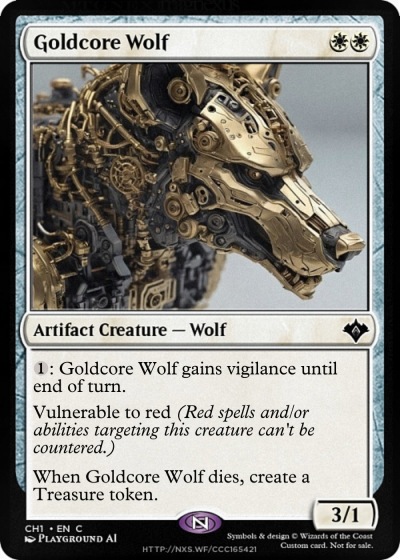 MTGNexus - Goldcore Wolf