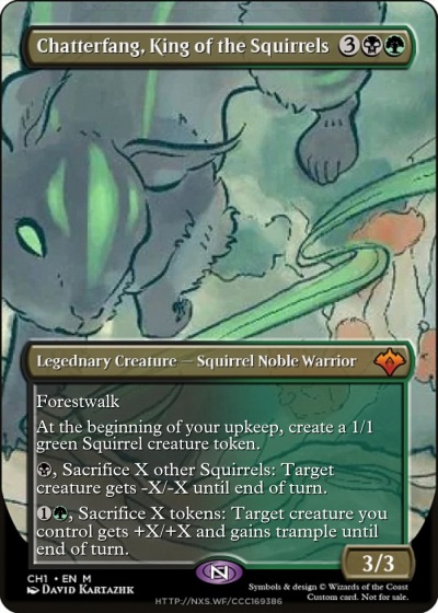 MTGNexus - Chatterfang, King of the Squirrels