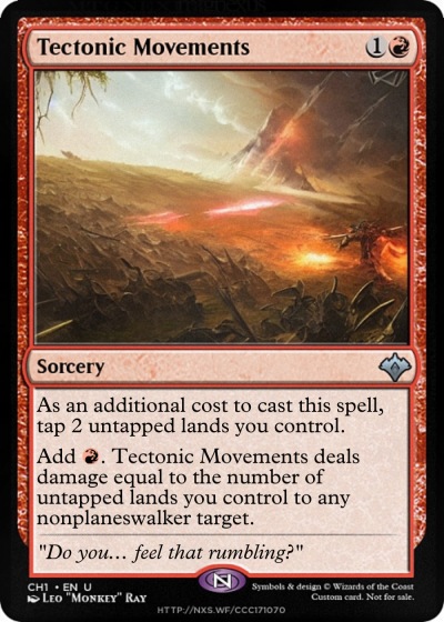 MTGNexus - Tectonic Movements