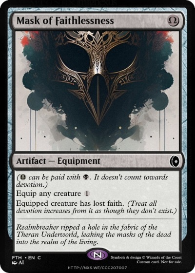 MTGNexus - Mask of Faithlessness