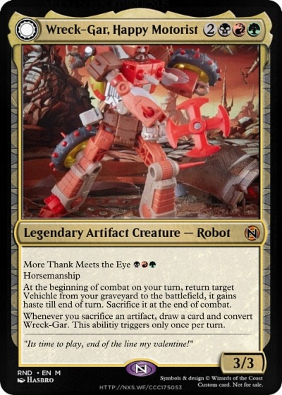 MTGNexus - Wreck-Gar, Happy Motorist // Wreck-Gar, Floatsam Fighter