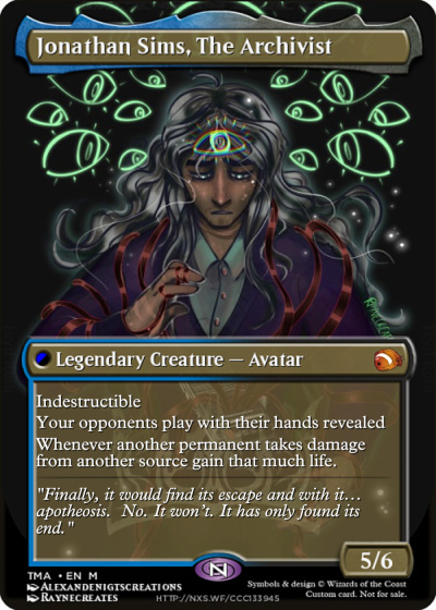 MTGNexus - Jonathan Sims, the Archivist // Jonathan Sims, Marked by 14