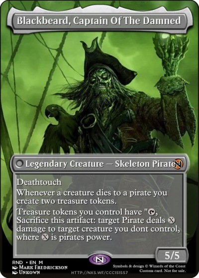 MTGNexus - Blackbeard, Scourge Of The Seven Seas // Blackbeard, Captain Of