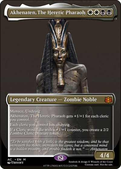 MTGNexus - Akhenaten, The Heretic Pharaoh