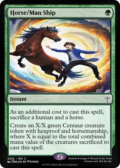 MTGNexus - Horse/Man Ship