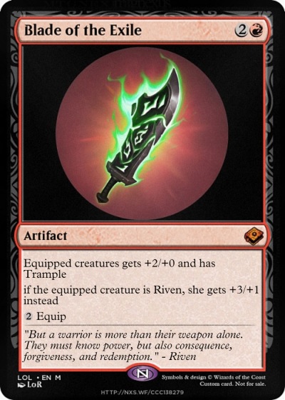 MTGNexus - Blade of the Exile