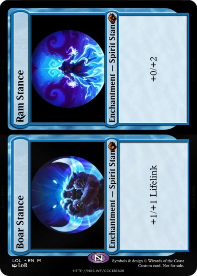 MTGNexus - Boar Stance // Ram Stance