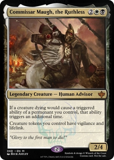 MTGNexus - Commissar Maugh, the Ruthless