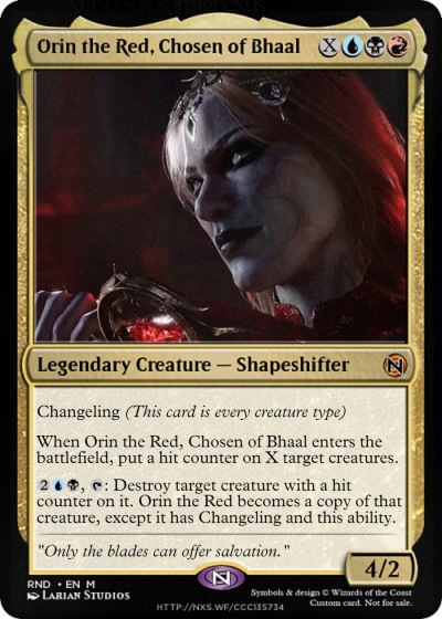 MTGNexus - Orin the Red, Chosen of Bhaal
