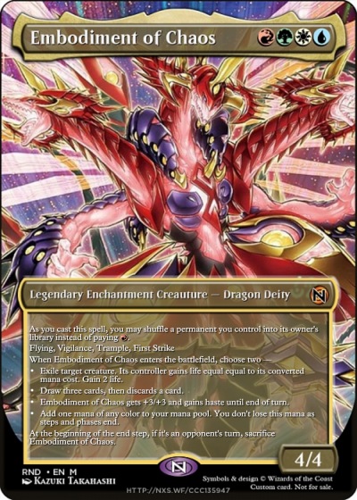 MTGNexus - Embodiment of Chaos // Embodiment of Time