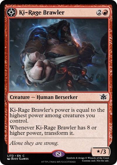 MTGNexus - Ki-Rage Brawler // Dragon-Blood Brawler