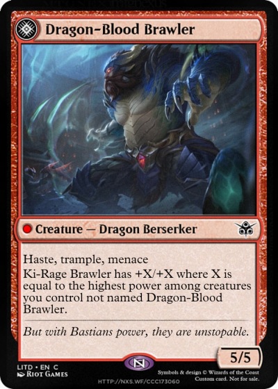 MTGNexus - Ki-Rage Brawler // Dragon-Blood Brawler