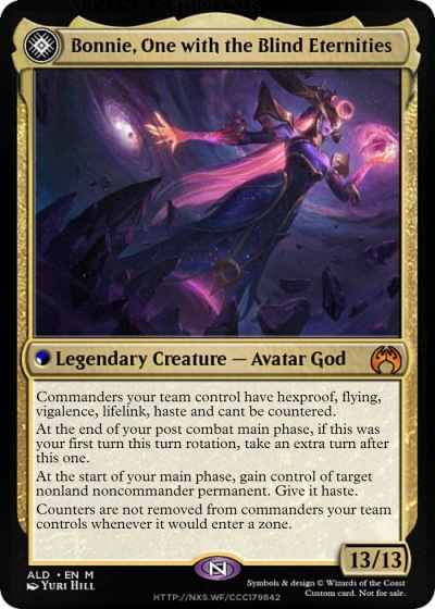 MTGNexus - Bonnie, Sparkless Villain // Bonnie, One with the Blind Eterniti