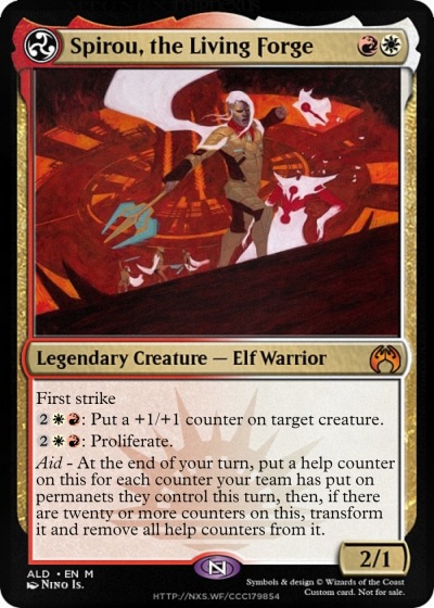 MTGNexus - Spirou, the Living Forge // Spirou, Phyrexia Unleashed