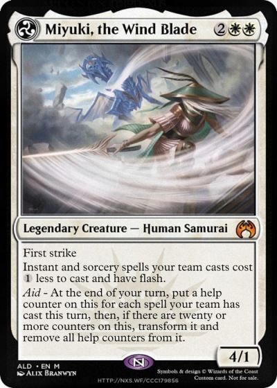 MTGNexus - Miyuki, the Wind Blade // Miyuki, Dormant Spark
