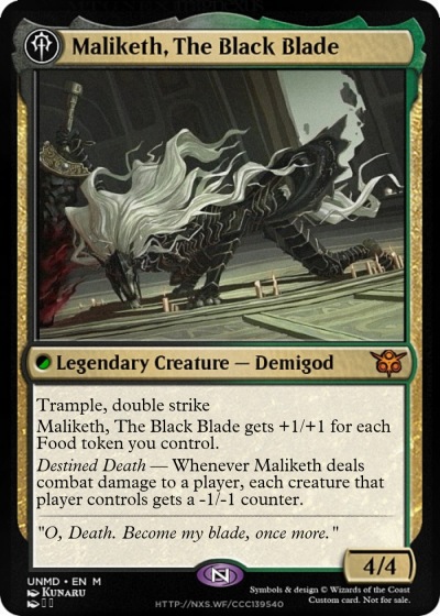 MTGNexus - Gurranq, Beast Clergyman // Maliketh, The Black Blade
