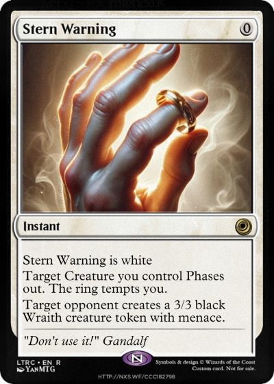 MTGNexus - Stern Warning