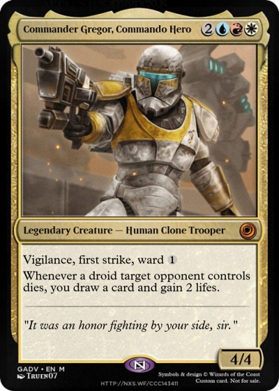 MTGNexus - Commander Gregor, Commando Hero