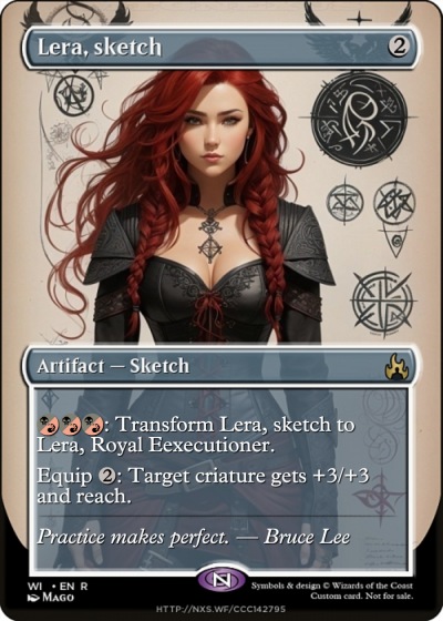MTGNexus - Lera, sketch // Lera, Royal Executioner