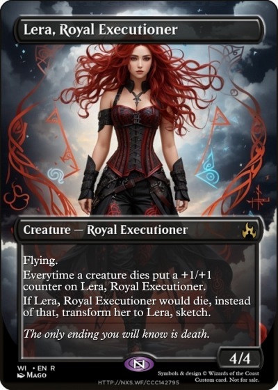 MTGNexus - Lera, sketch // Lera, Royal Executioner