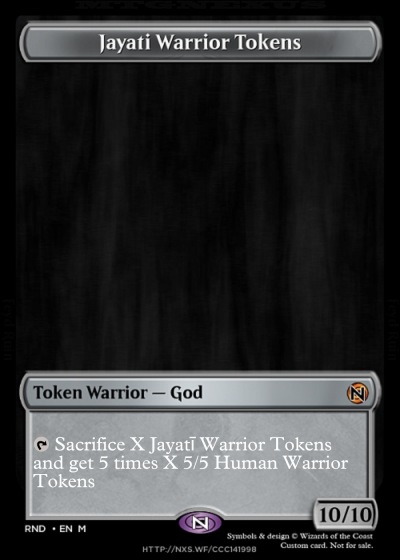 MTGNexus - Jayati Warrior Tokens