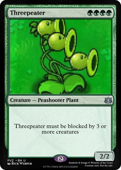 Threepeater Plants Vs Zombies Mecabricks.com | Lego Plants Vs Zombies: