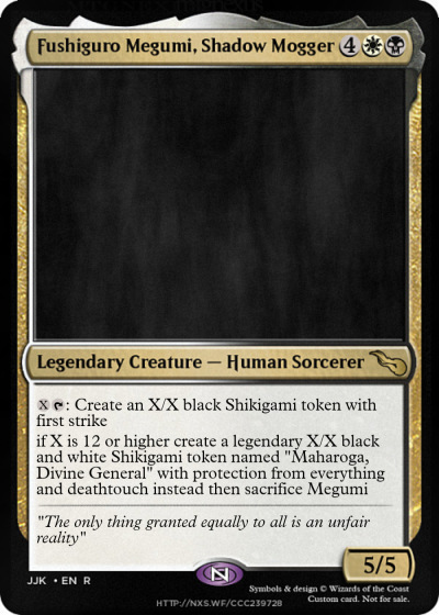 MTGNexus - Fushiguro Megumi, Shadow Mogger