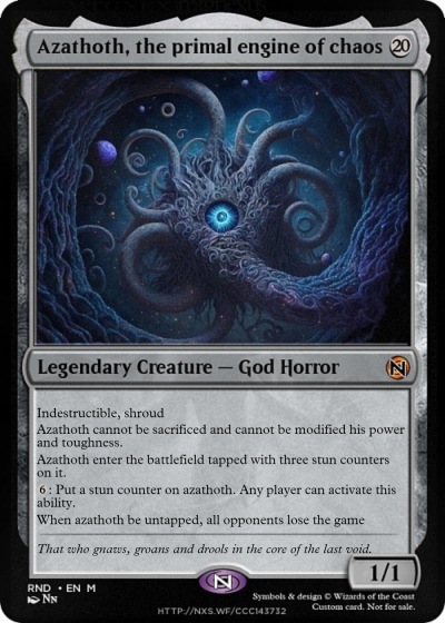 MTGNexus - Azathoth, the primal engine of chaos