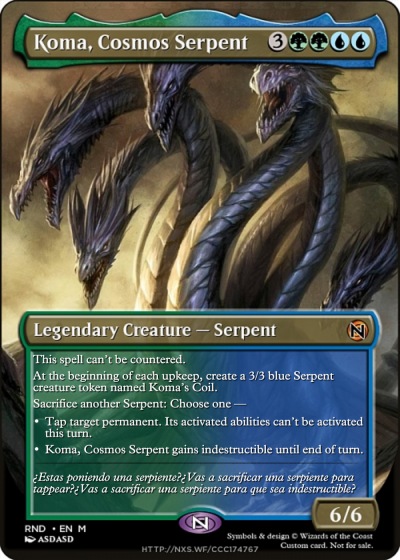 MTGNexus - Koma, Cosmos Serpent