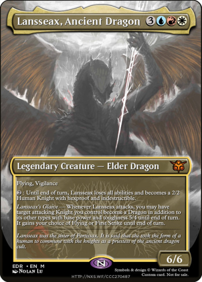 MTGNexus - Lansseax, Ancient Dragon