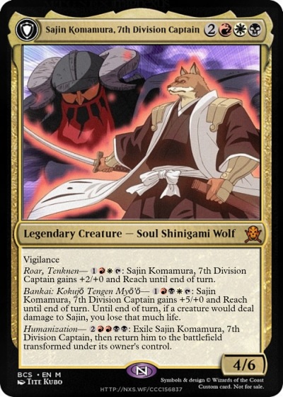 MTGNexus - Sajin Komamura, 7th Division Captain // Sajin Komamura, Beast of