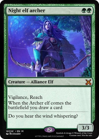 MTGNexus - Night elf archer