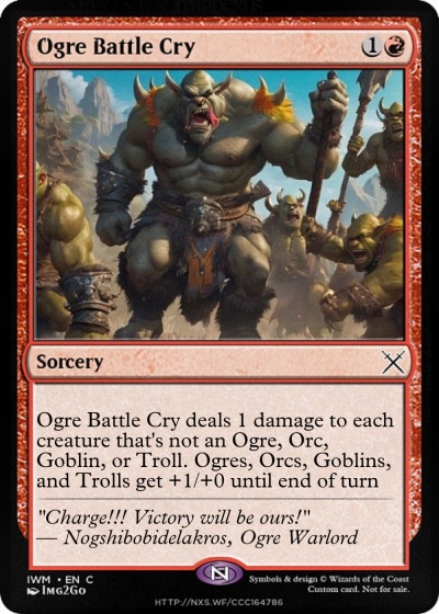 MTGNexus - Ogre Battle Cry