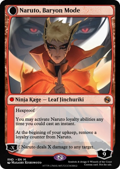 MTGNexus - Naruto, Seventh Hokage // Naruto, Baryon Mode
