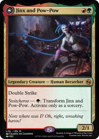 MTGNexus - Jinx and Pow-Pow // Jinx and Fishbones