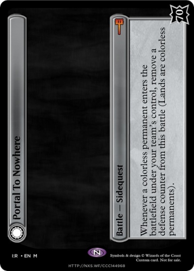 MTGNexus - Portal To Nowhere // Delay The End Once More