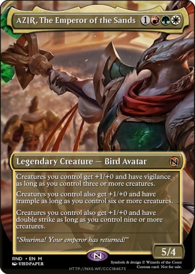 MTGNexus - AZIR, The Emperor of the Sands