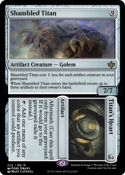 MTGNexus - Shambled Titan // Titan's Heart