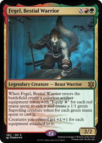 MTGNexus - Fegel, Bestial Warrior