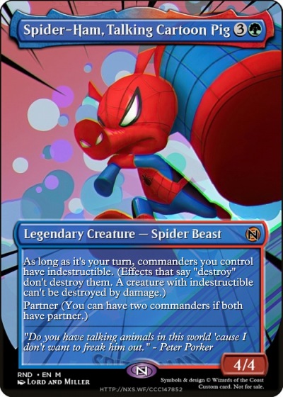 MTGNexus - Spider-Ham, Talking Cartoon Pig