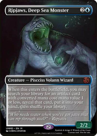 MTGNexus - Ripjaws, Deep Sea Monster