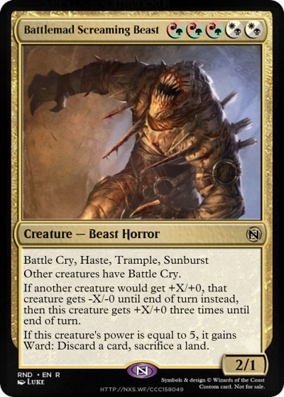 MTGNexus - Battlemad Screaming Beast