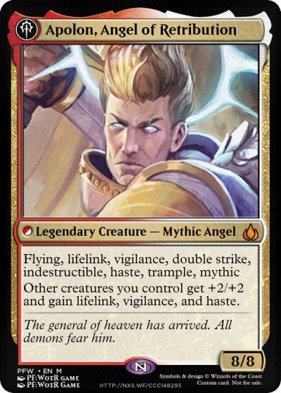 MTGNexus - Apolon, Mythic Hero // Apolon, Angel of Retribution