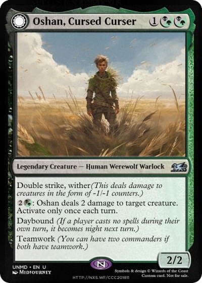 MTGNexus - Oshan, Cursed Curser // Oshan, Cursed Boy