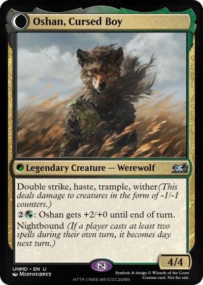 MTGNexus - Oshan, Cursed Curser // Oshan, Cursed Boy