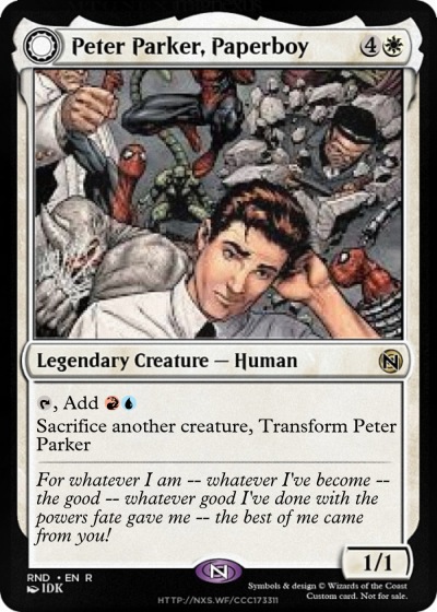 MTGNexus - Peter Parker, Paperboy // Spiderman